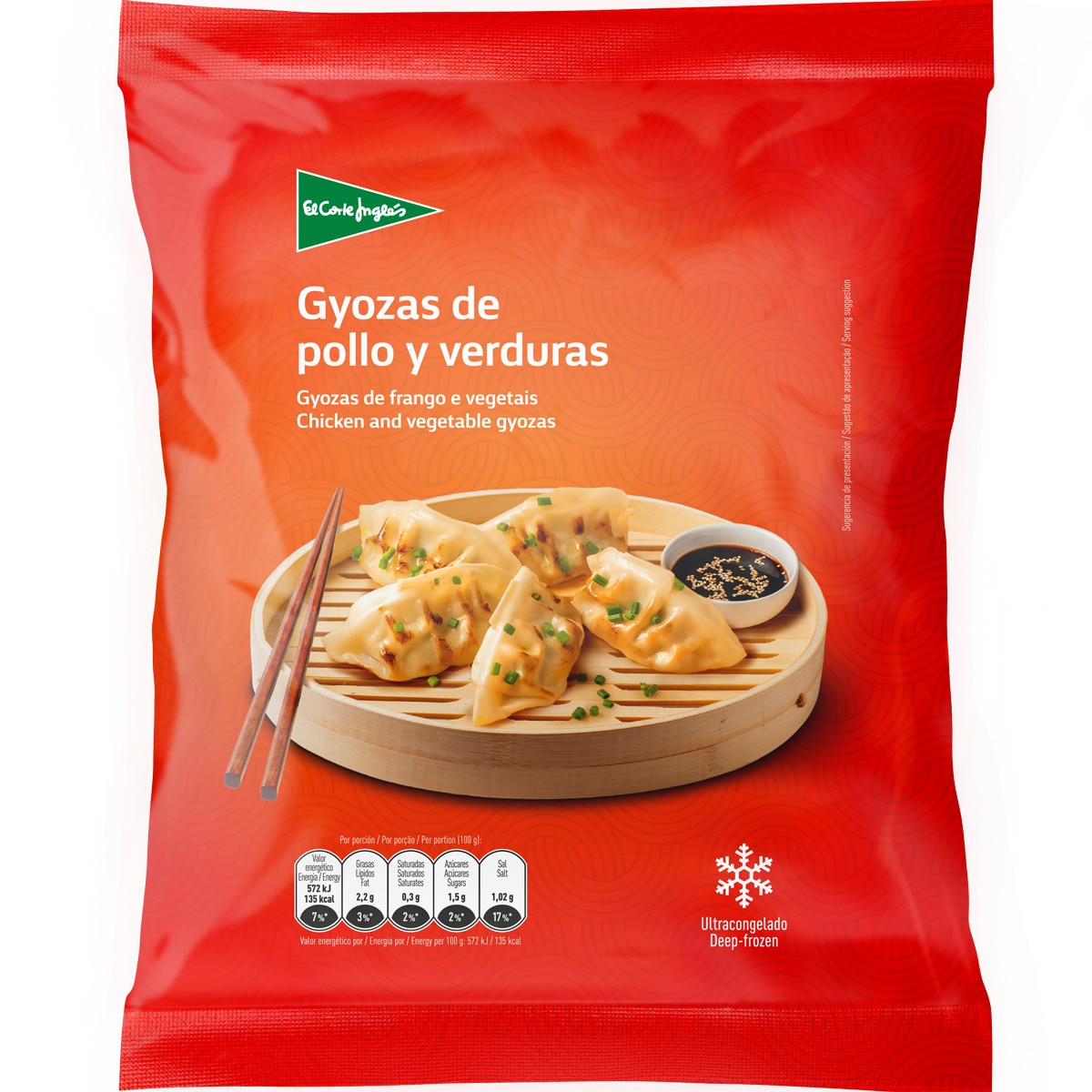 gyozas de pollo y verduras bolsa 600 g · EL CORTE INGLES · Supermercado ...