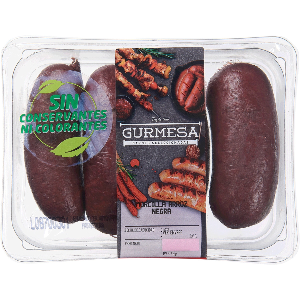 Morcela de Arroz Peso Aproximado cuvete 490 g · Gurmesa · Supermercado ...