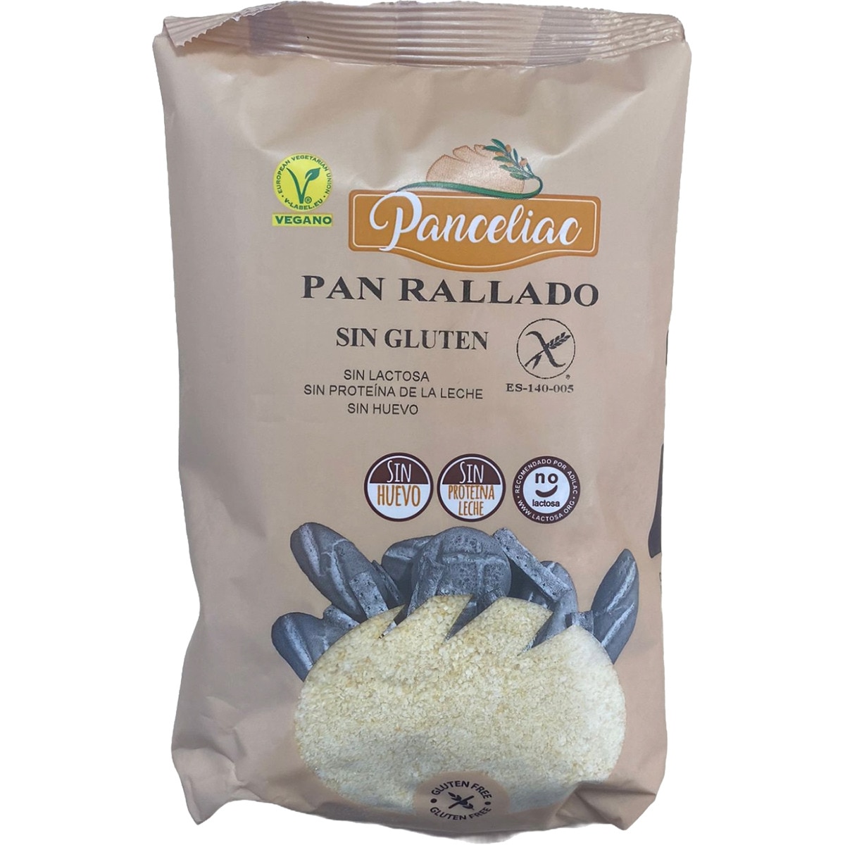 Pan rallado sin gluten y sin lactosa paquete 400 g · PANCELIAC ...