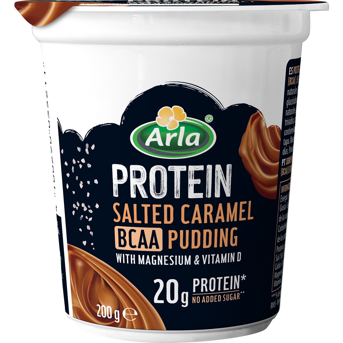 Protein pudding con proteínas de caramelo sin lactosa envase 200 g ...