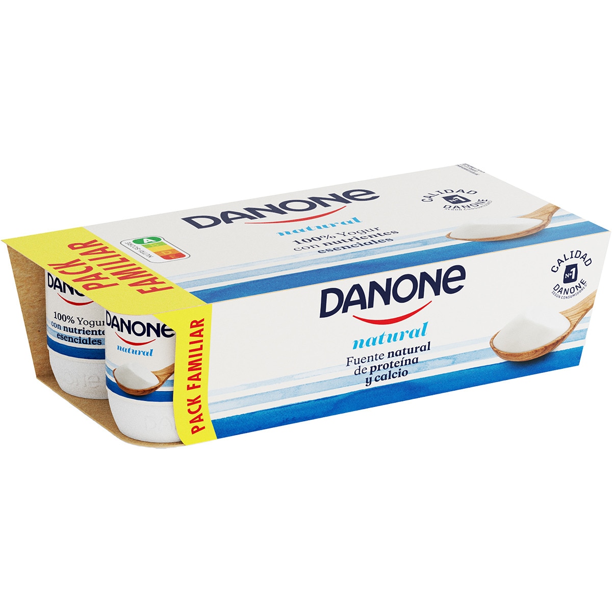 yogur natural pack 8 unidades 120 g pack familiar · DANONE ...