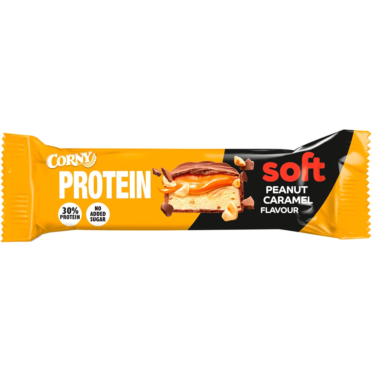 Protein Soft barrita de proteínas cacahuete y caramelo 30% de proteínas ...