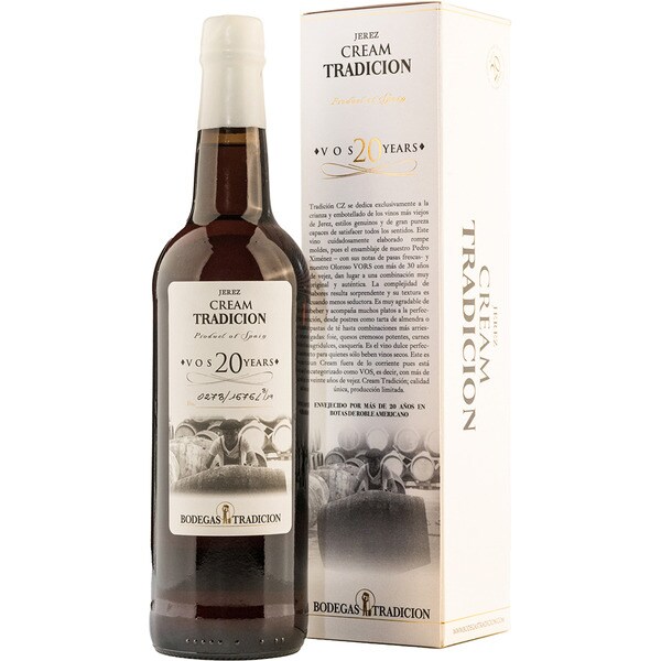 VOS 20 year cream wine DO Jerez-Xérès-Sherry bottle 75 cl · TRADICION ...