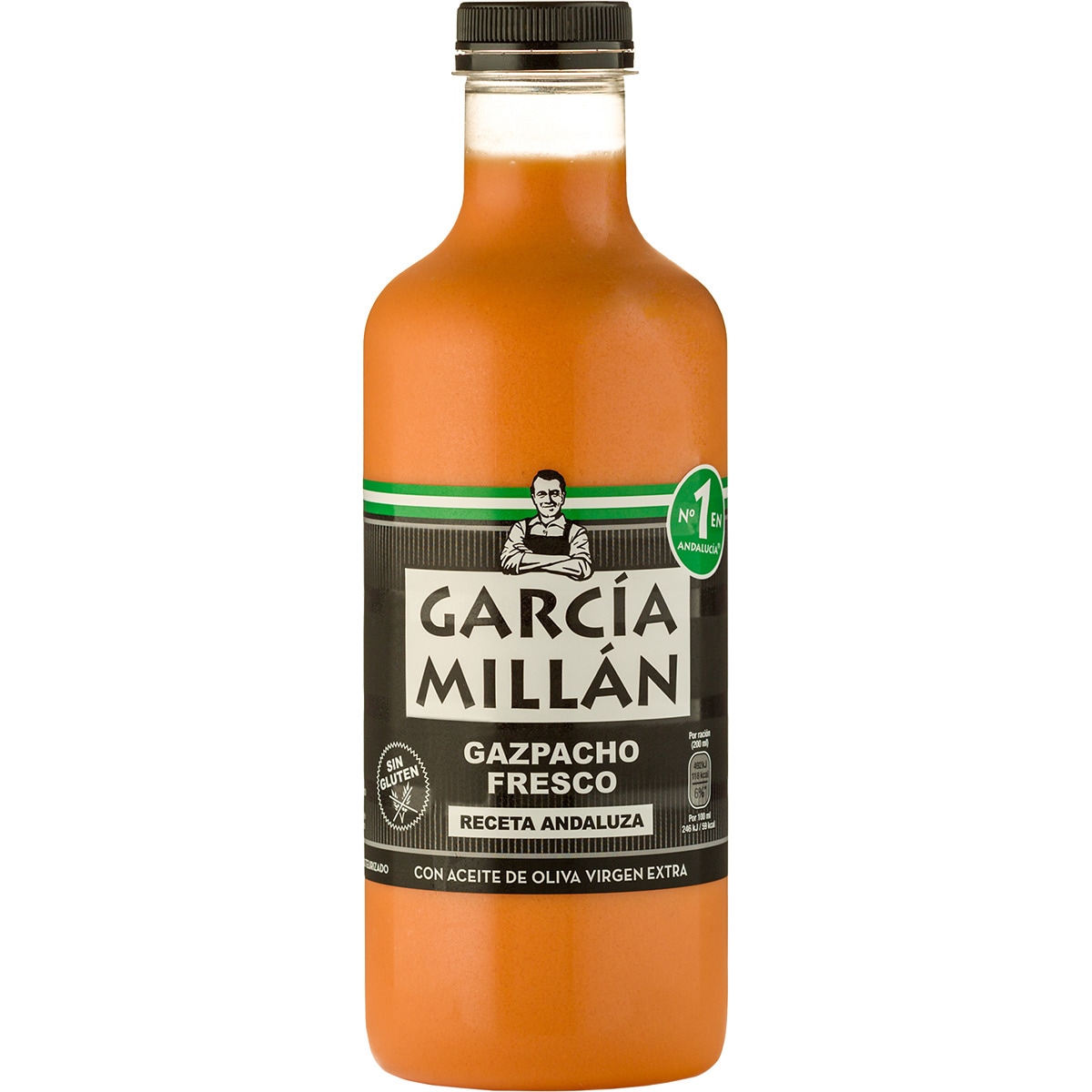 Comprar Gazpacho con AOVE receta andaluza botella 1 l · GARCIA MILLAN ...