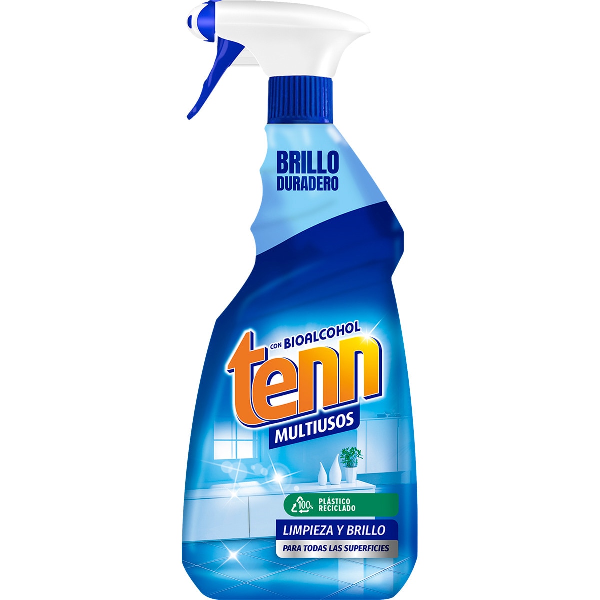 limpiador con bioalcohol Multiusos Limpieza y Brillo pistola 750 ml ...