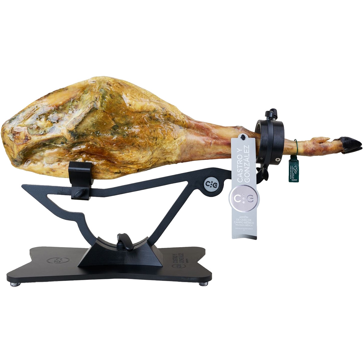 jamón de cebo de campo ibérico 75% raza ibérica pieza 7 kg · CASTRO Y ...