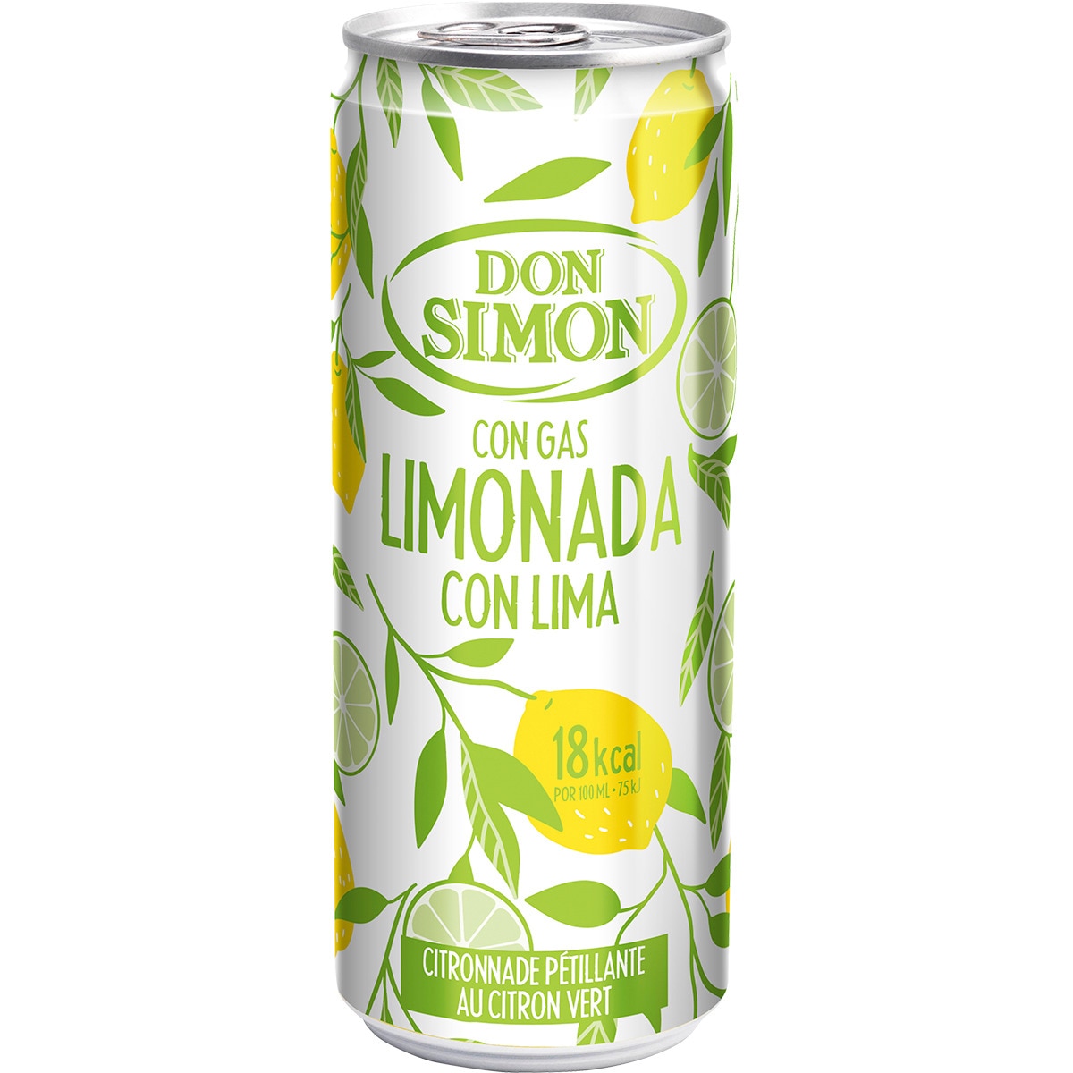 Limonada natural con limones exprimidos y lima con gas lata 33 cl · DON SIMON · Supermercado El ...
