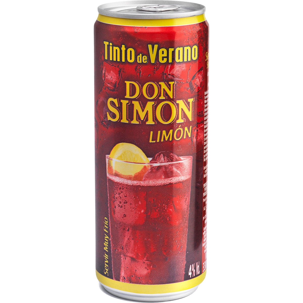 Comprar Tinto de verano con refresco de limón lata 33 cl · DON SIMON ...