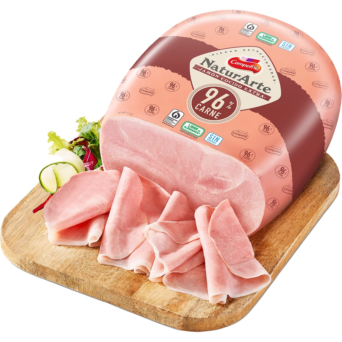 NaturArte jamón cocido extra asado y ahumado natural en horno de leña ...