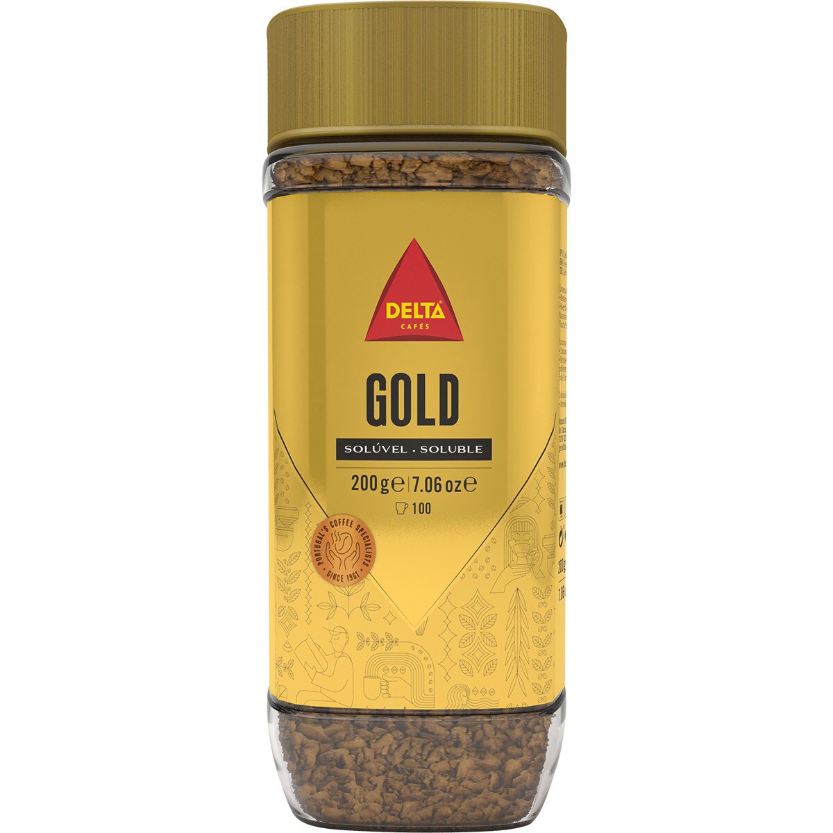 Café Solúvel Gold frasco 200 g · Delta · Supermercado El Corte Inglés ... Café Solúvel Gold frasco 200 g · Delta · Supermercado El Corte Inglés ...