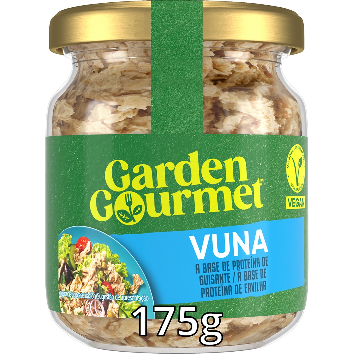 vuna vegana sabor a atún envase 175 g · GARDEN GOURMET · Supermercado ...