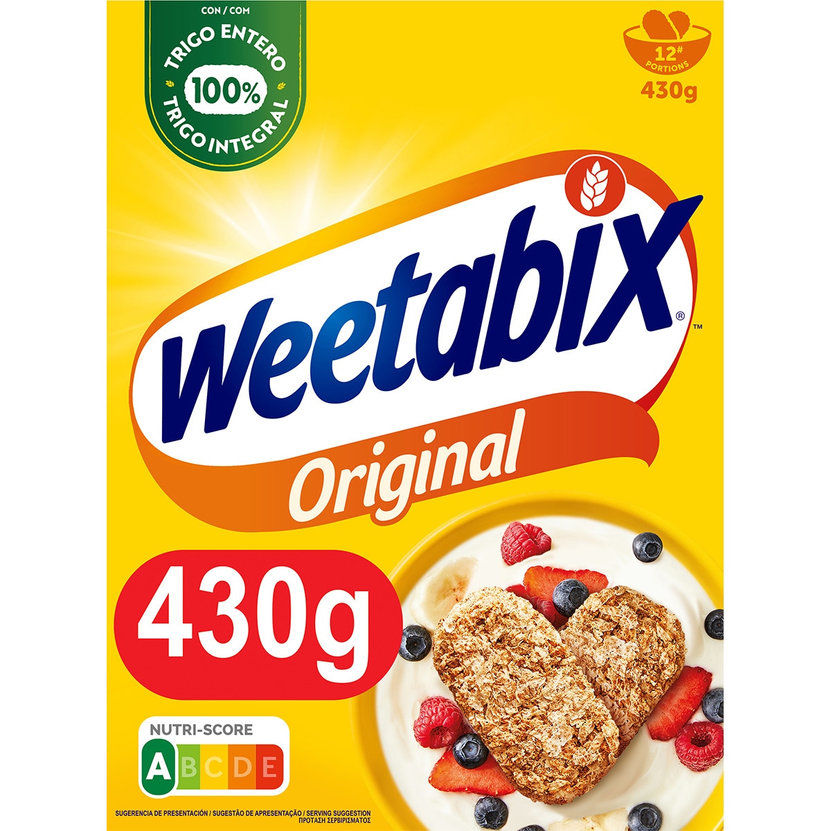 Original cereales de desayuno de trigo entero paquete 430 g · WEETABIX ...