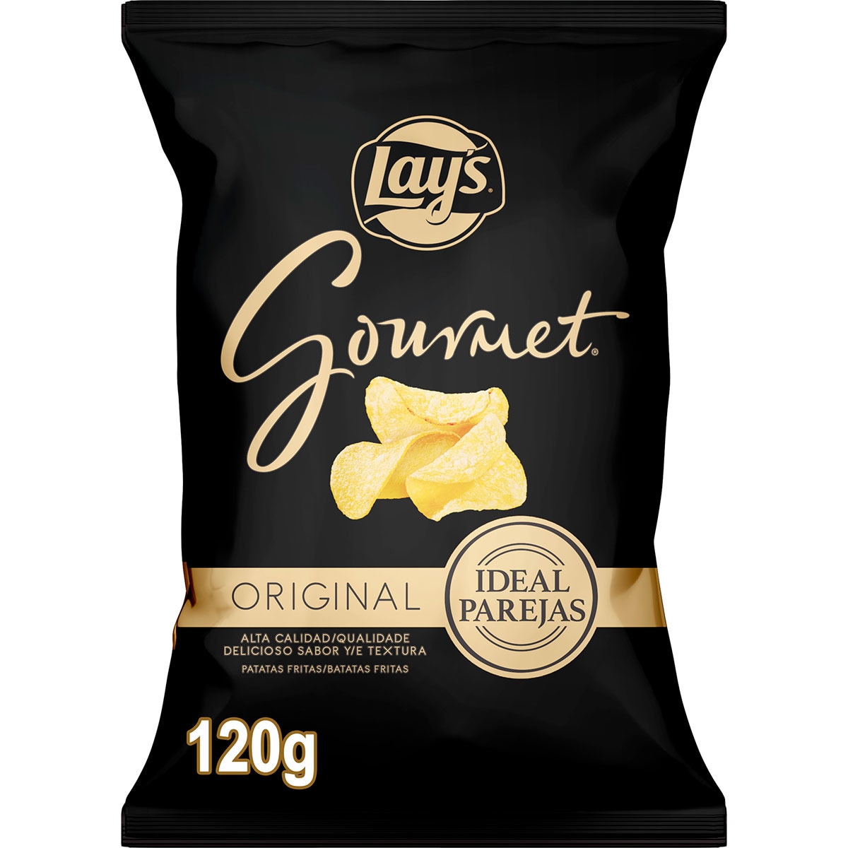 patatas fritas sabor original Sin Gluten bolsa 120 g · LAYS GOURMET ...