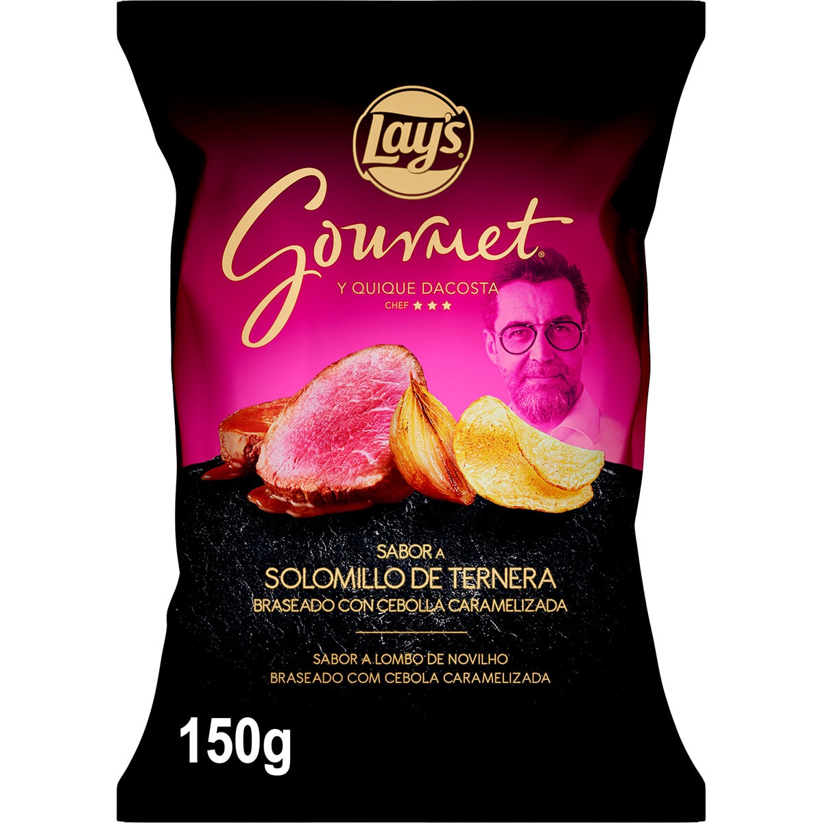 patatas fritas sabor a solomillo de ternera braseado con cebolla ...
