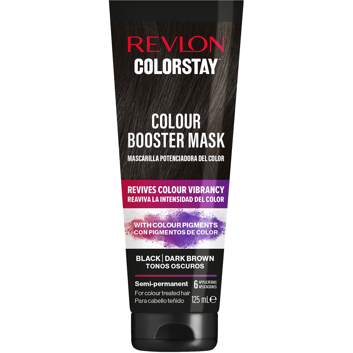 Colorstay mascarilla de pelo potenciadora de color tonos oscuros ...