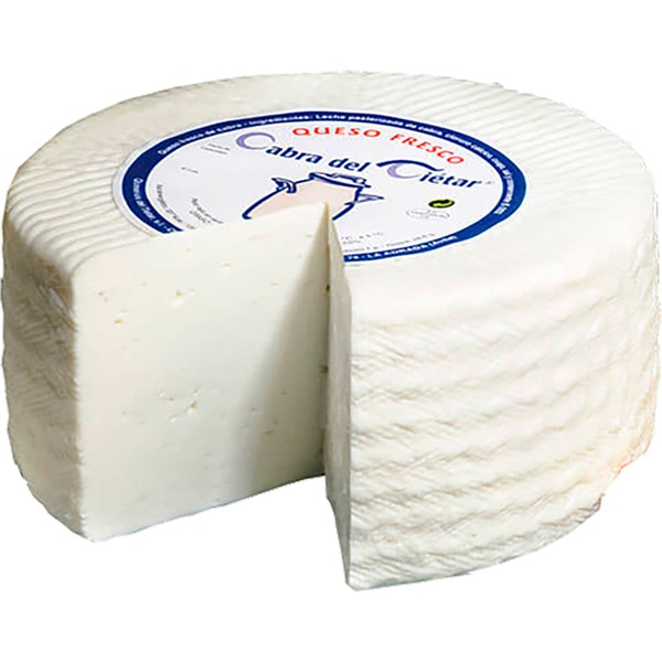 Queso fresco de cabra tierno elaborado con leche pasteurizada peso aproximado pieza 1,5 kg ...