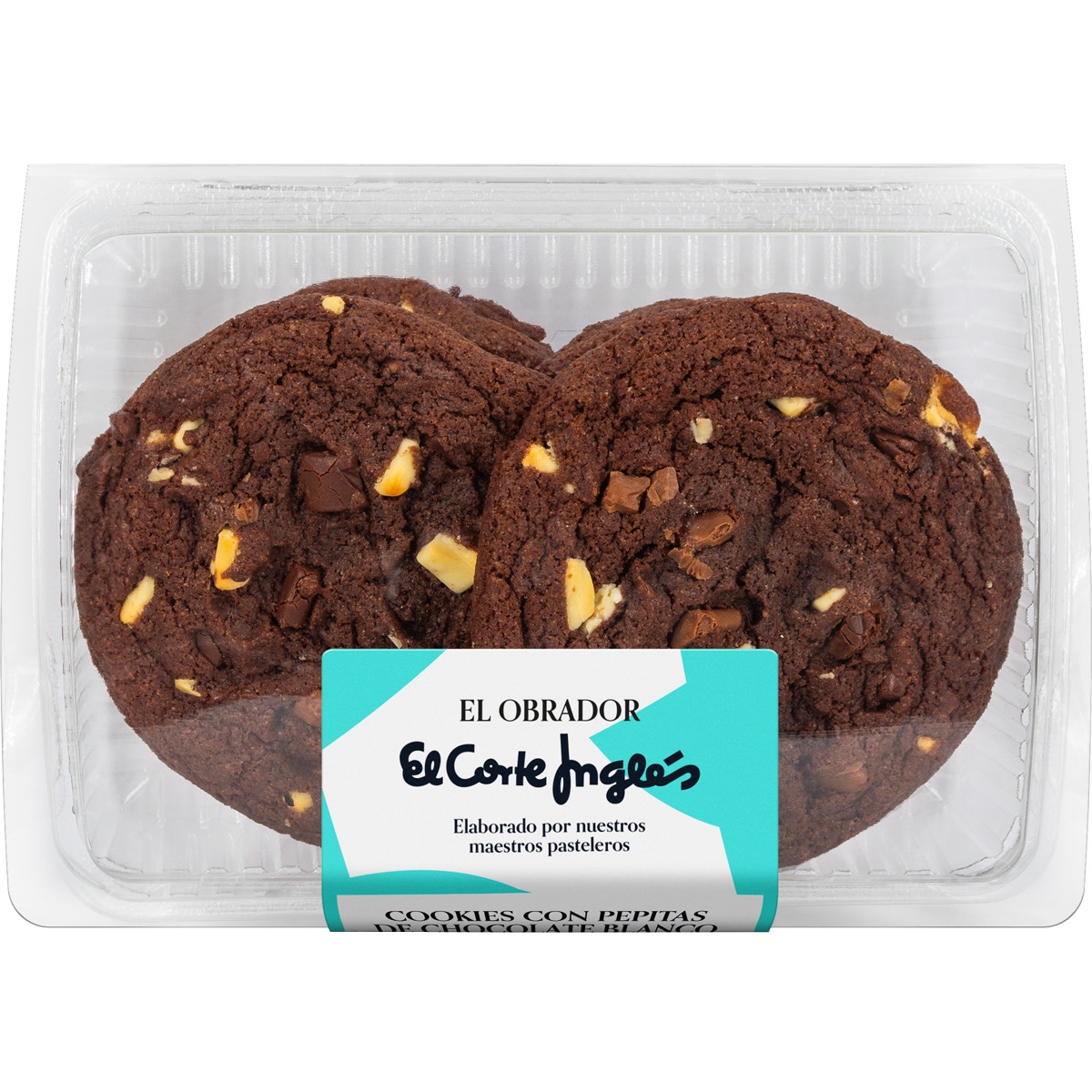 cookies con pepitas de chocolate blanco envase 300 g · EL OBRADOR EL ...