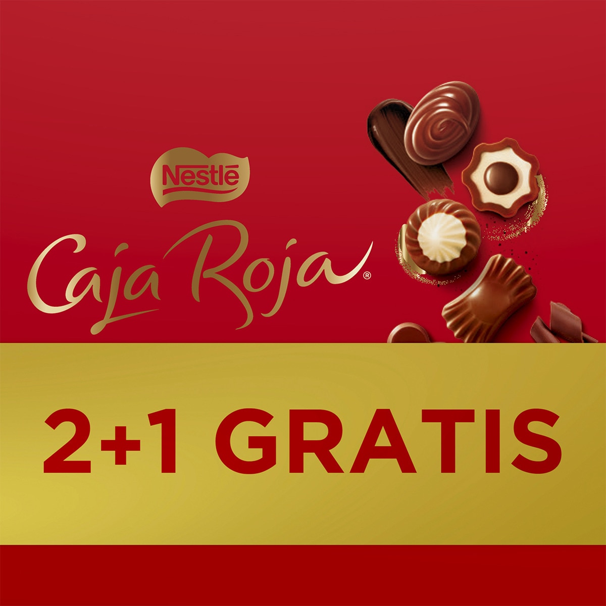 pack compuesto de 2 Caja Roja bombones 103 g + regalo Nestle Caja Roja ...