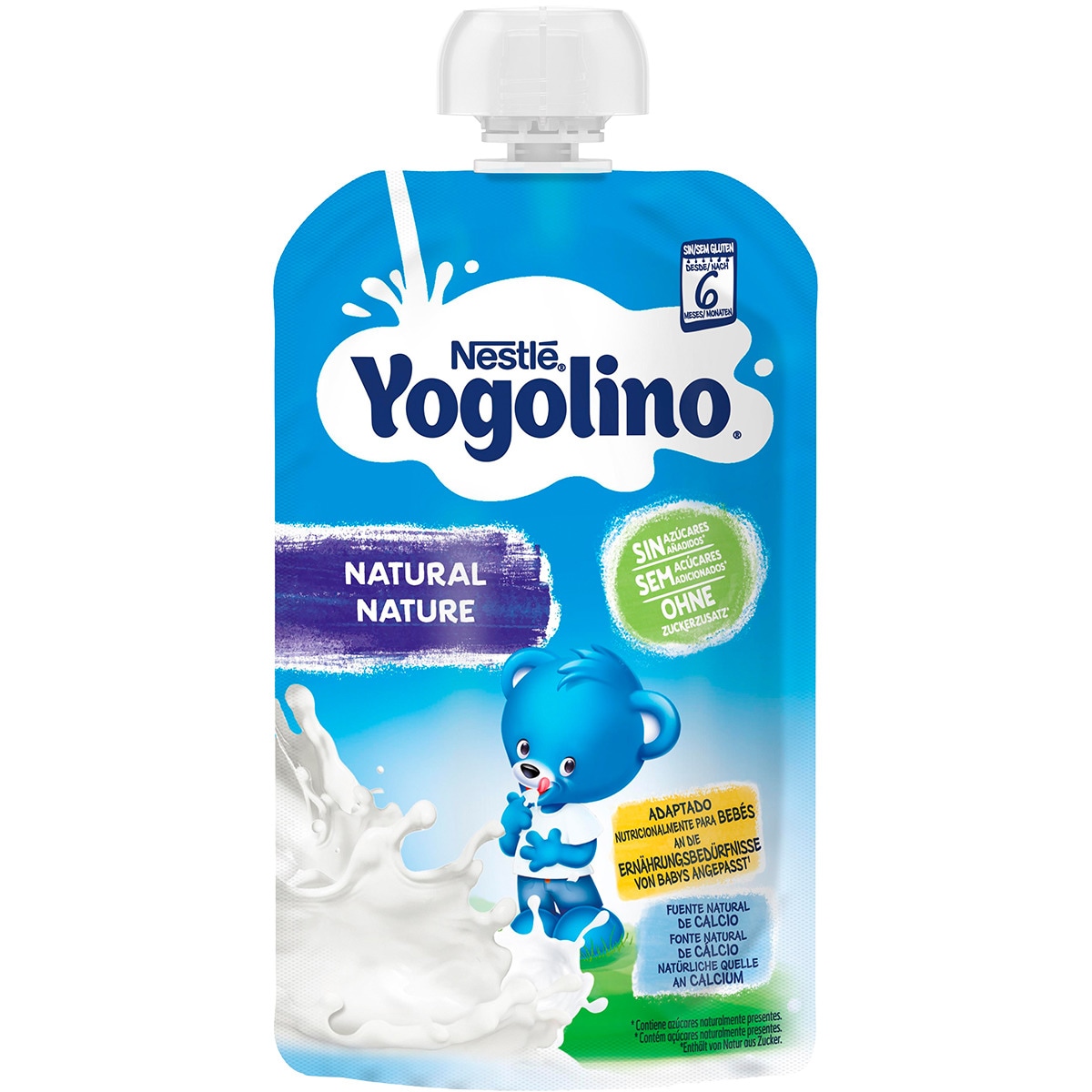 postre lácteo natural sin azúcares añadidos desde 6 meses bolsita 100 g ...