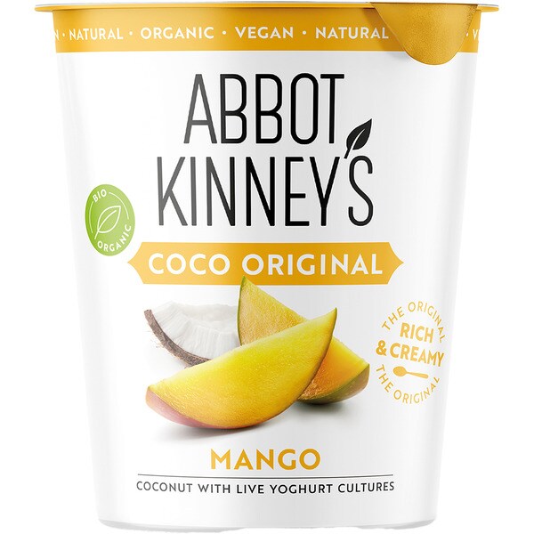 Base de coco original sabor mango ecológico y sin lactosa envase 350 g ...