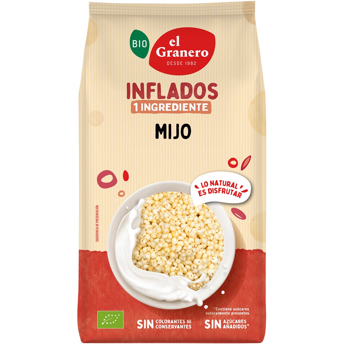 Bio mijo hinchado ecológico sin aceite de palma bolsa 100 g · EL ...