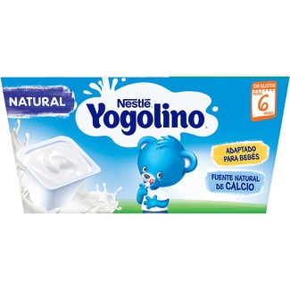 postre lácteo natural sin gluten desde 6 meses pack 4 tarrinas 100 g ...