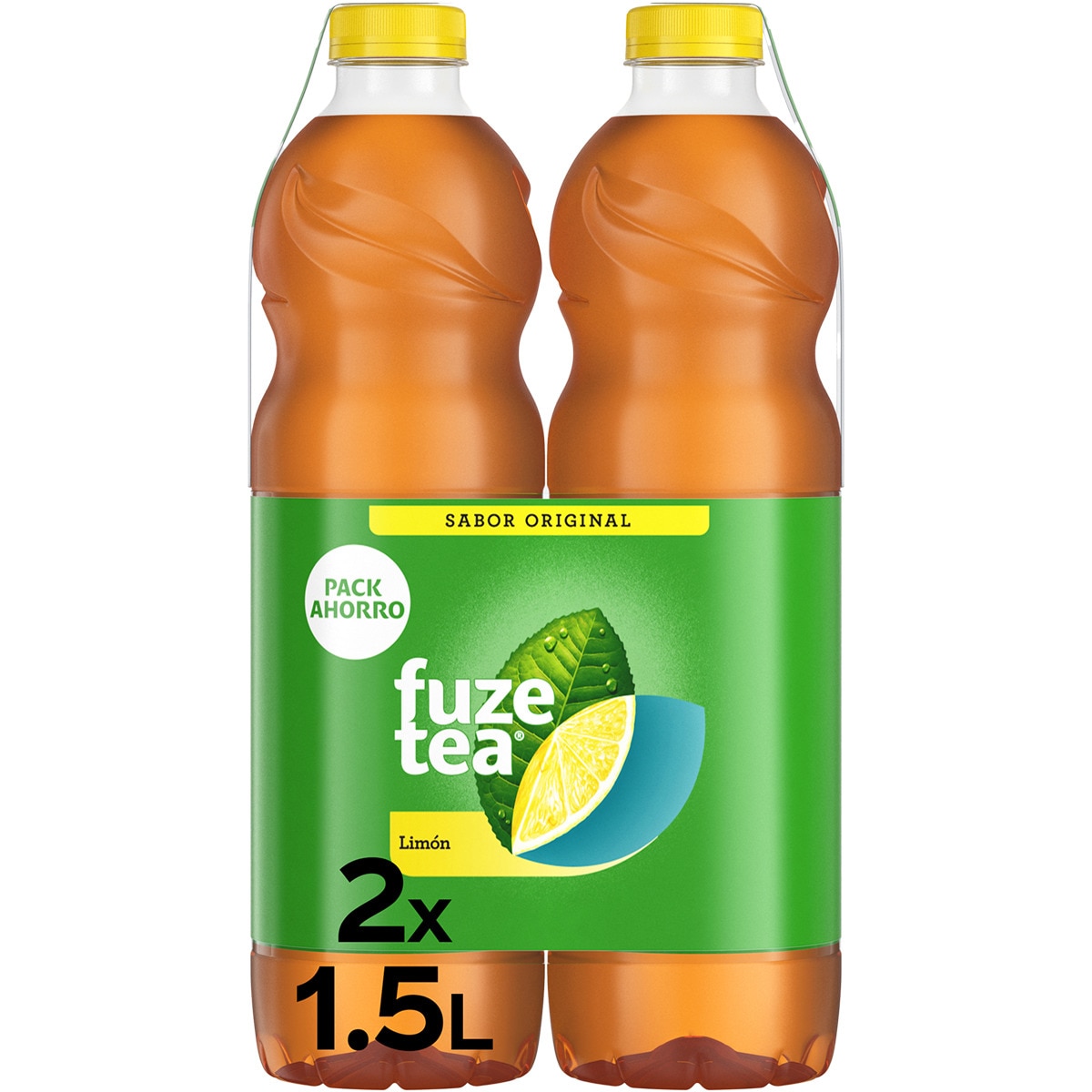 Refresco de té limón sabor original pack 2 botellas 1,5 l · FUZE TEA · Supermercado El Corte ...