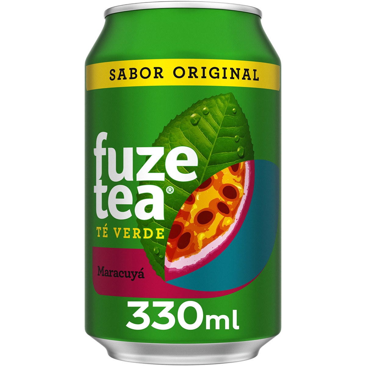 Refresco de té verde y maracuyá lata 33 cl · FUZE TEA · Supermercado El Corte Inglés El Corte Inglés