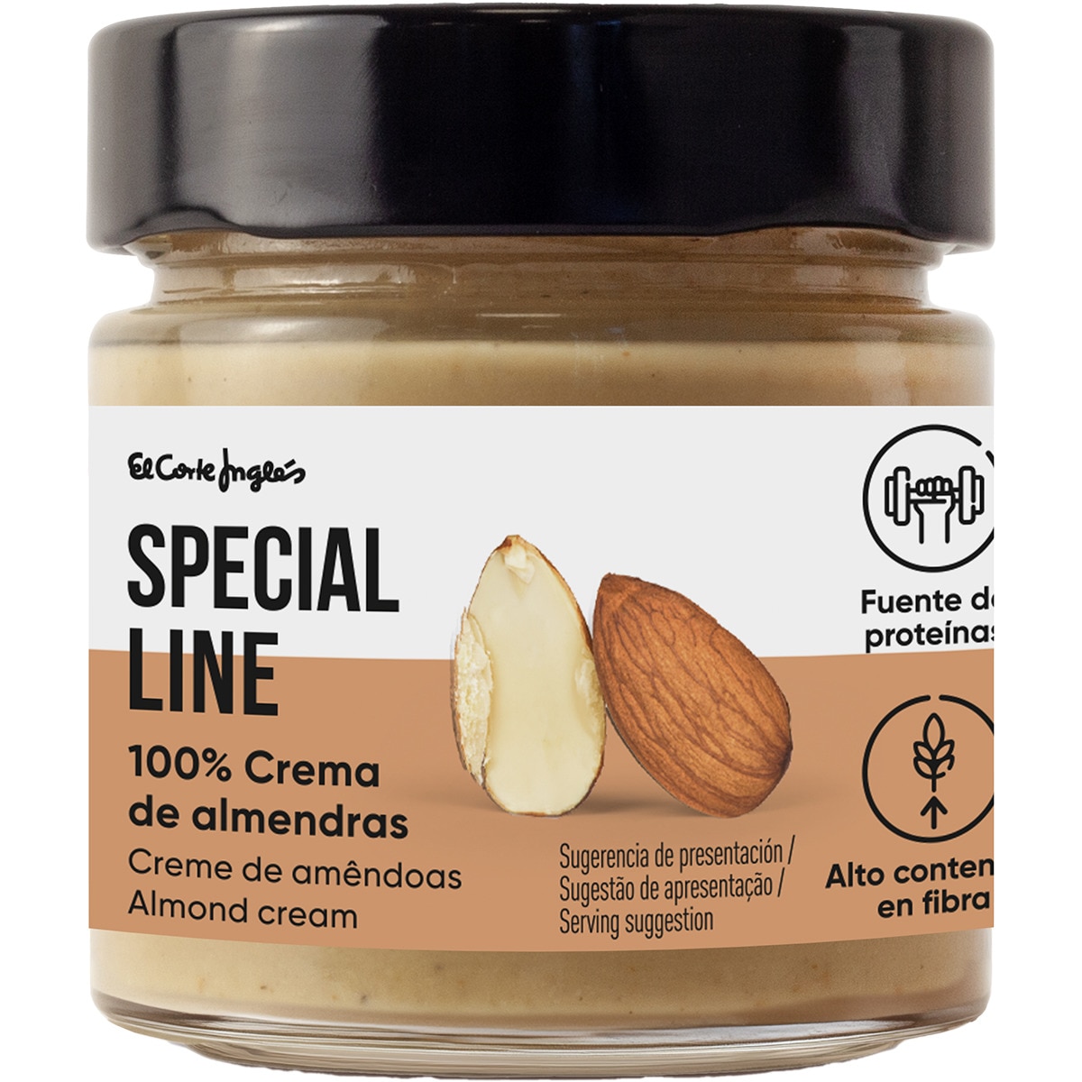 crema de almendras 100% frasco 200 g · SPECIAL LINE EL CORTE INGLES ...