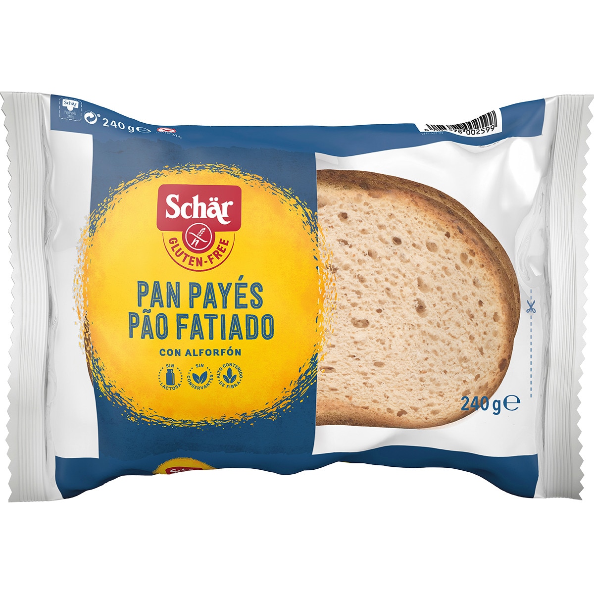 pan payés con trigo sarraceno sin gluten y sin lactosa envase 240 g ...