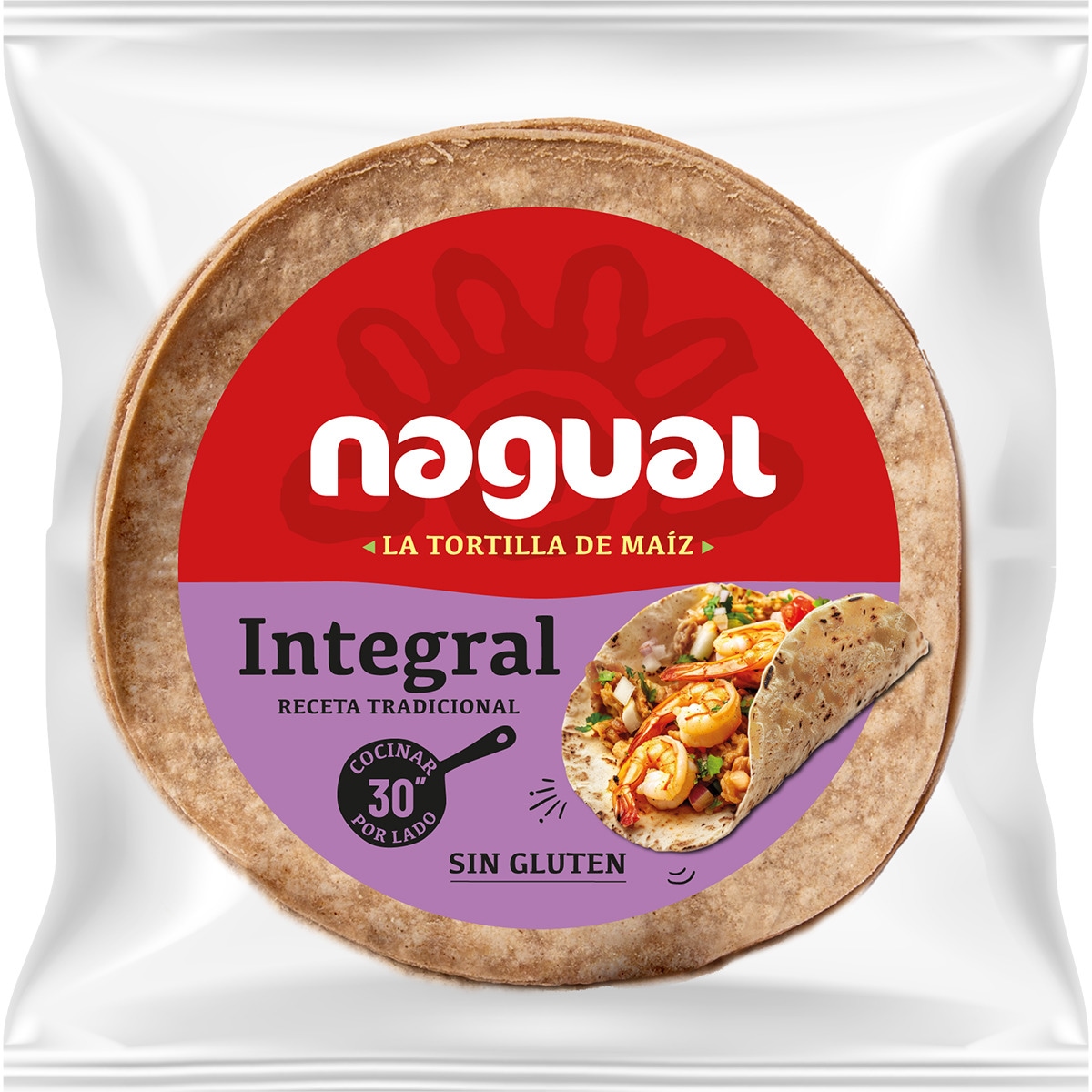 La tortilla integral de maíz sin gluten envase 200 g · NAGUAL ...