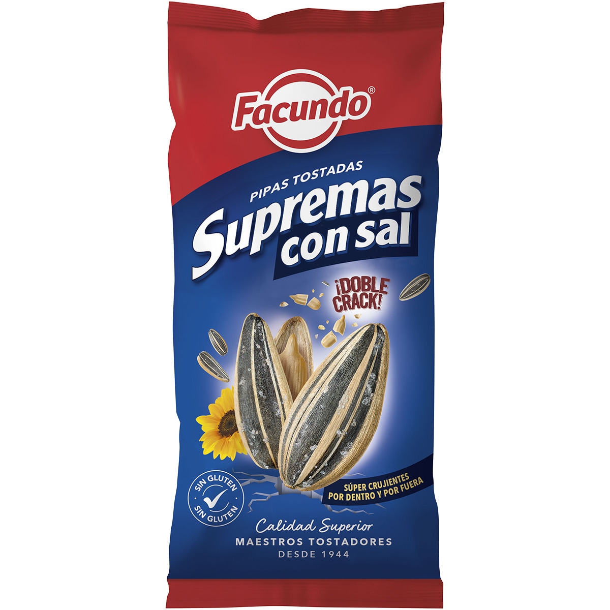 pipas supremas tostadas con sal sin gluten bolsa 100 g · FACUNDO ...