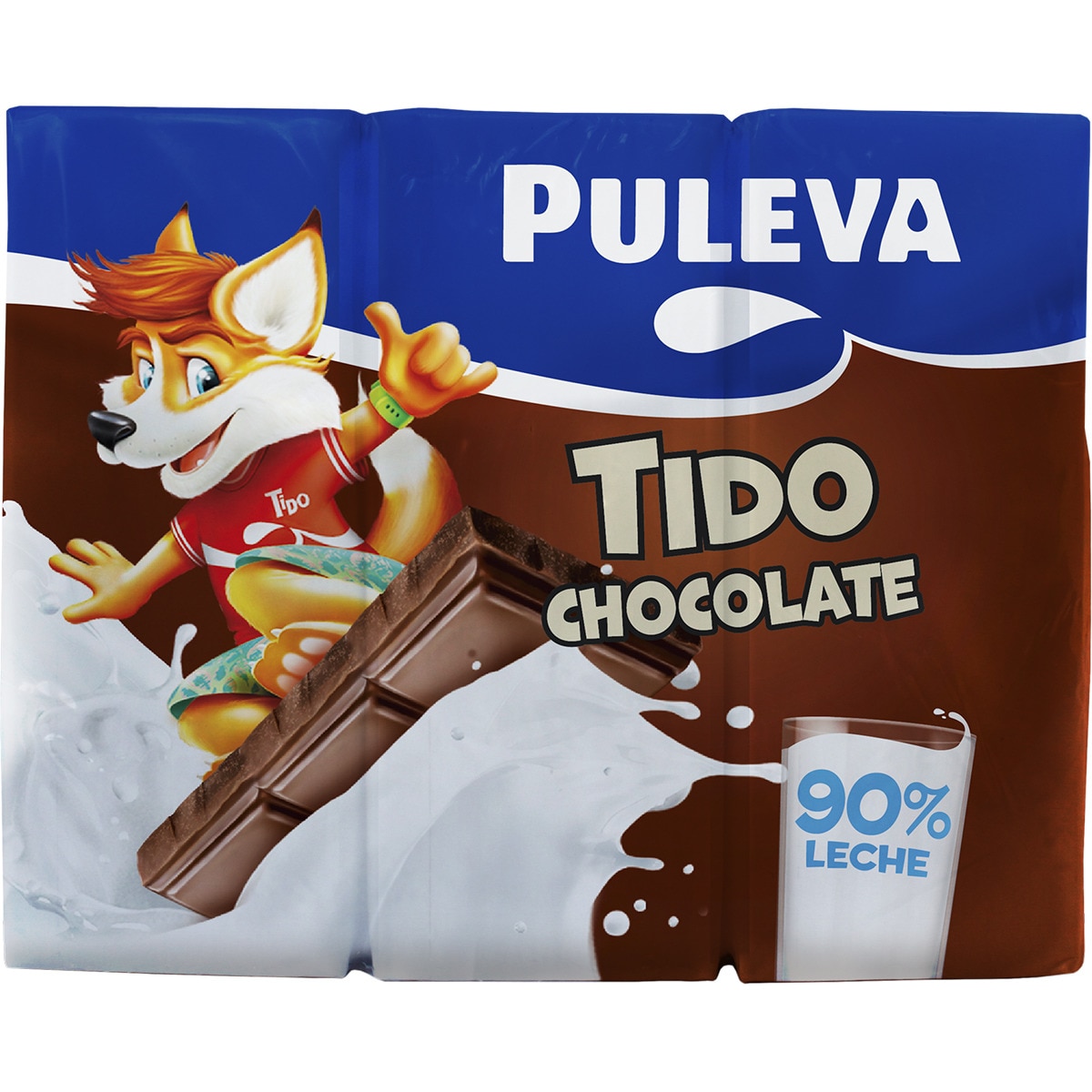 Batido Tido chocolate 90% de leche sin gluten pack 6 briks 200 ml ...