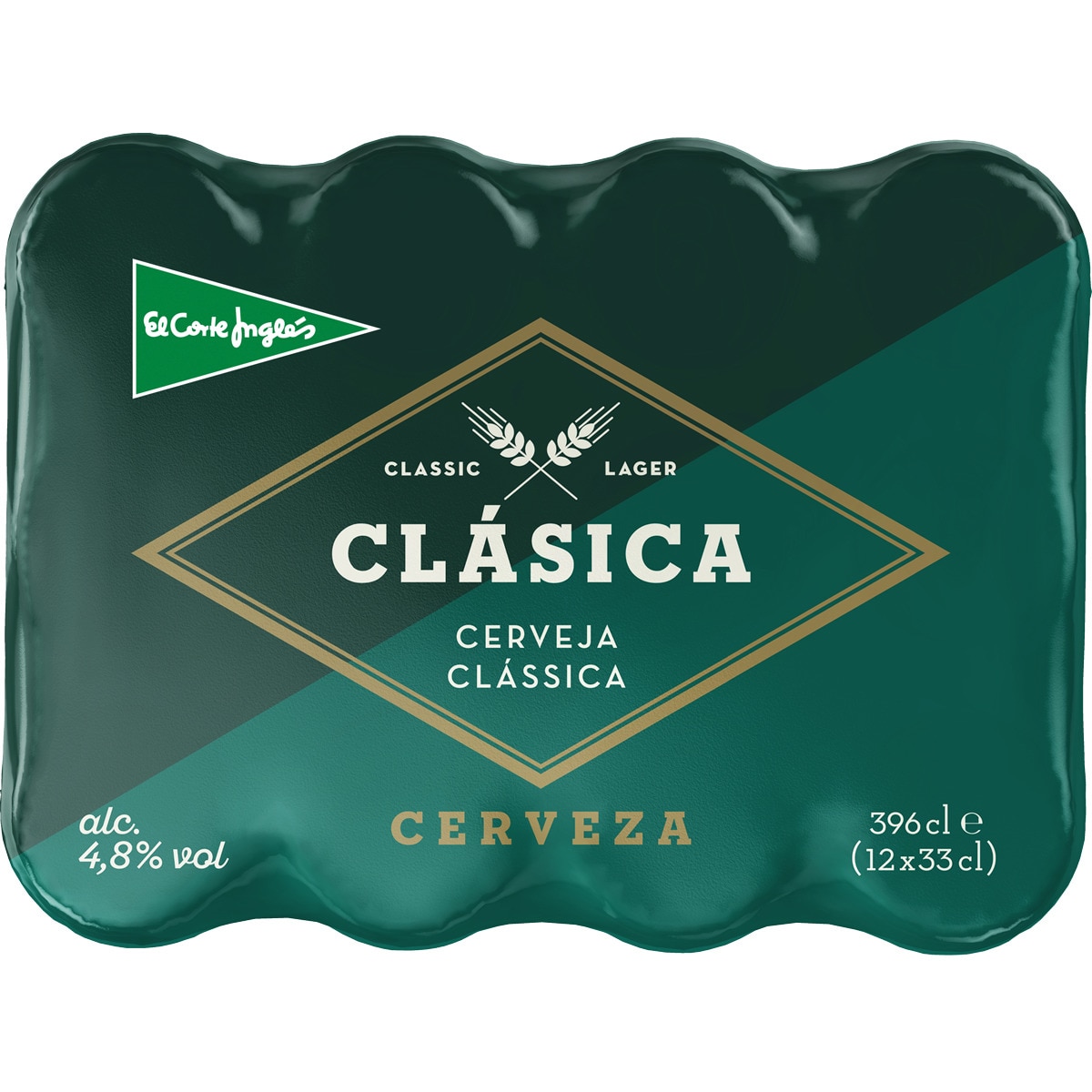 Cerveza rubia clásica pack 12 latas 33 cl · EL CORTE INGLES ...