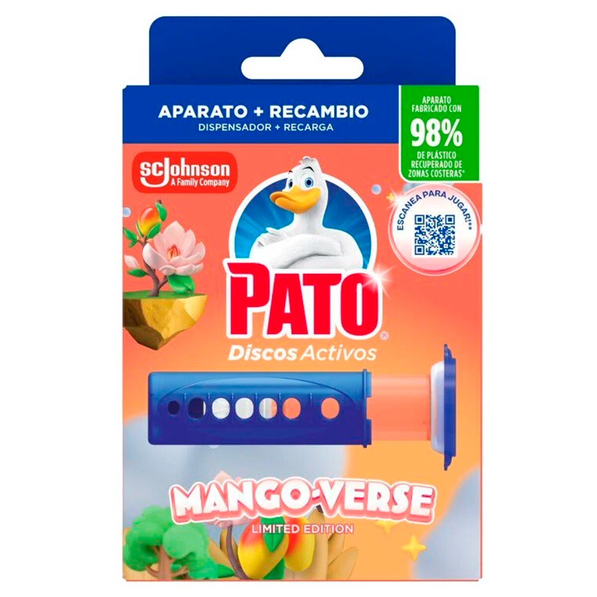 Bloco Sanitário Discos Aparelho Mango-Verse embalagem 36 ml · Pato ...