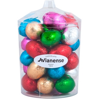 Ovos de Chocolate de Leite embalagem 20 g · Avianense · Supermercado El ...
