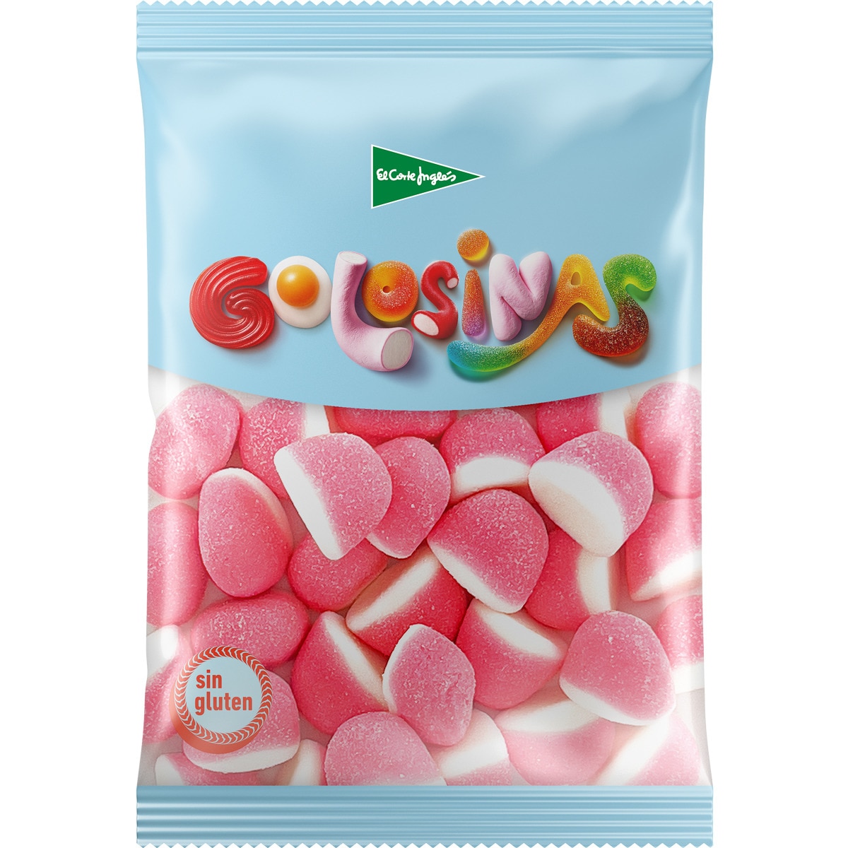 besos de goma de fresa y nata sin gluten bolsa 200 g · EL CORTE INGLES ...