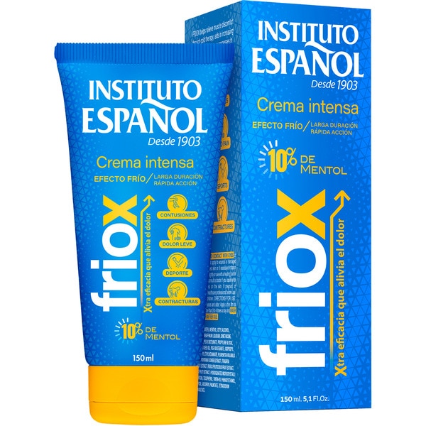 Friox crema intensa calmante efecto frío 10% de mentol tubo 150 ml ...