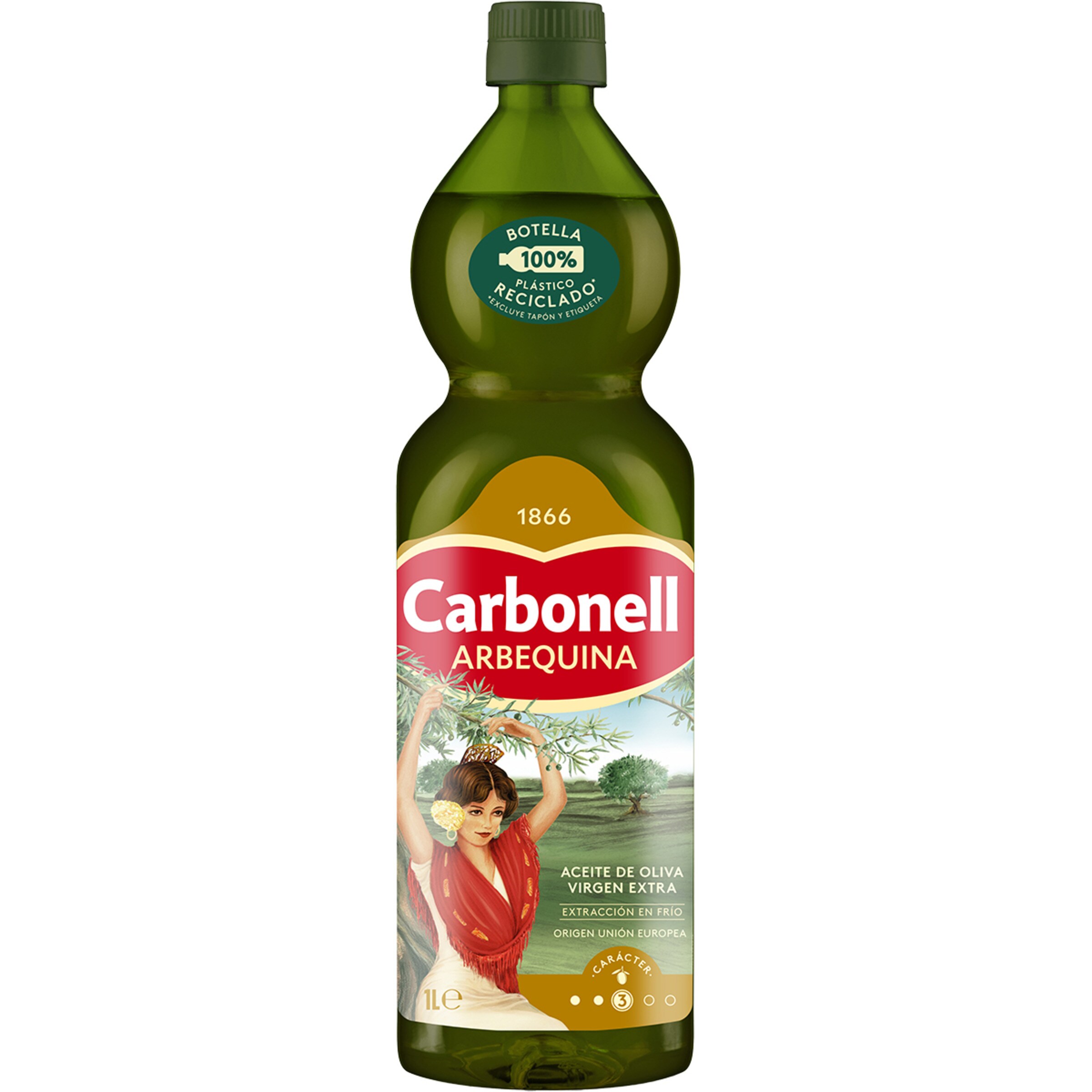 Aceite de oliva virgen extra 100% Arbequina botella 1 l · CARBONELL ...