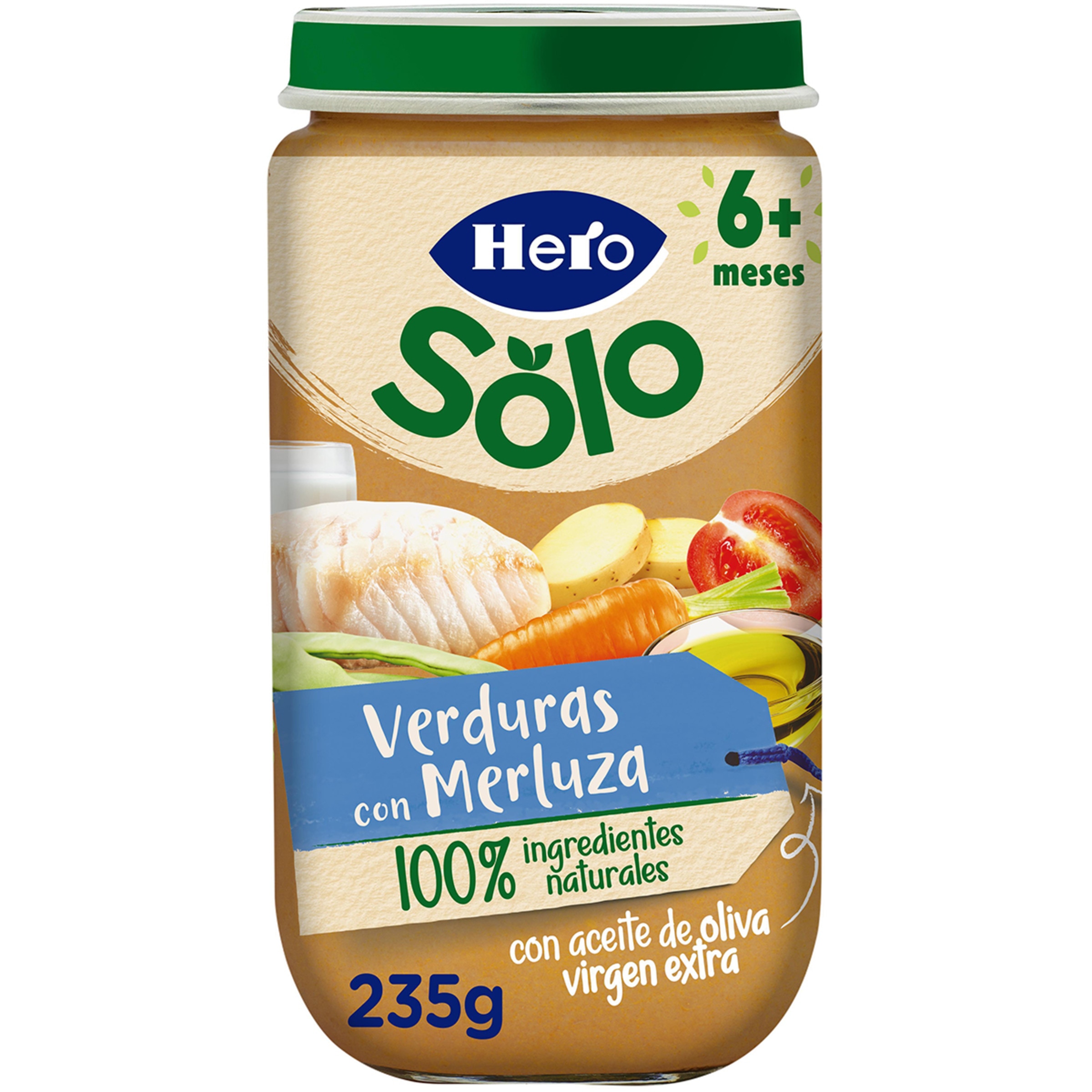 tarrito de verduras con merluza sin gluten desde 8 meses envase 235 g ...