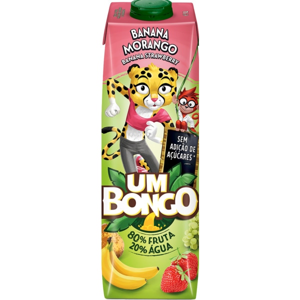 Sumo de Fruta Banana e Morango embalagem 1 L · Um-Bongo · Supermercado El Corte Inglés El Corte ...