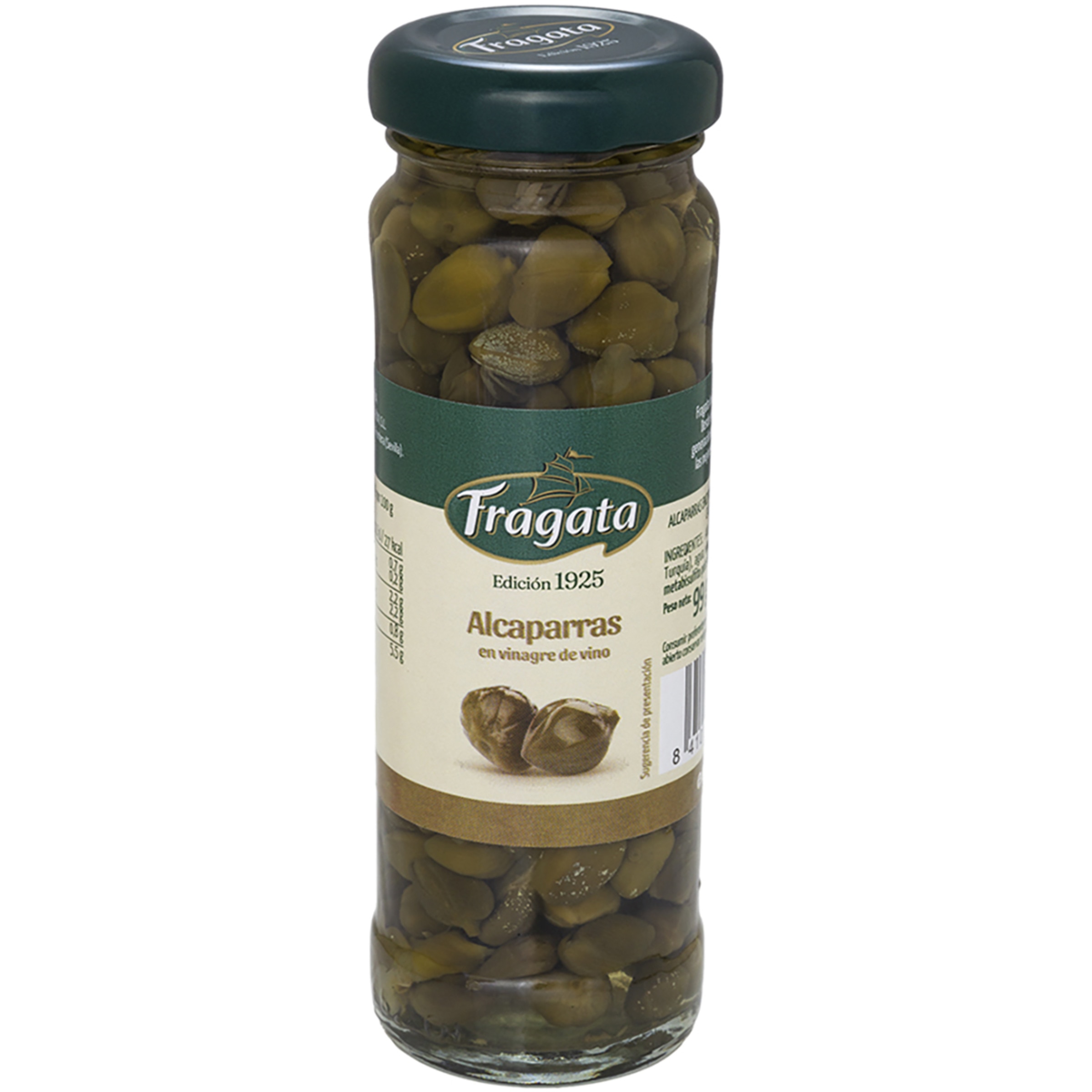 alcaparras en vinagre de vino frasco 57 g neto escurrido · FRAGATA ...