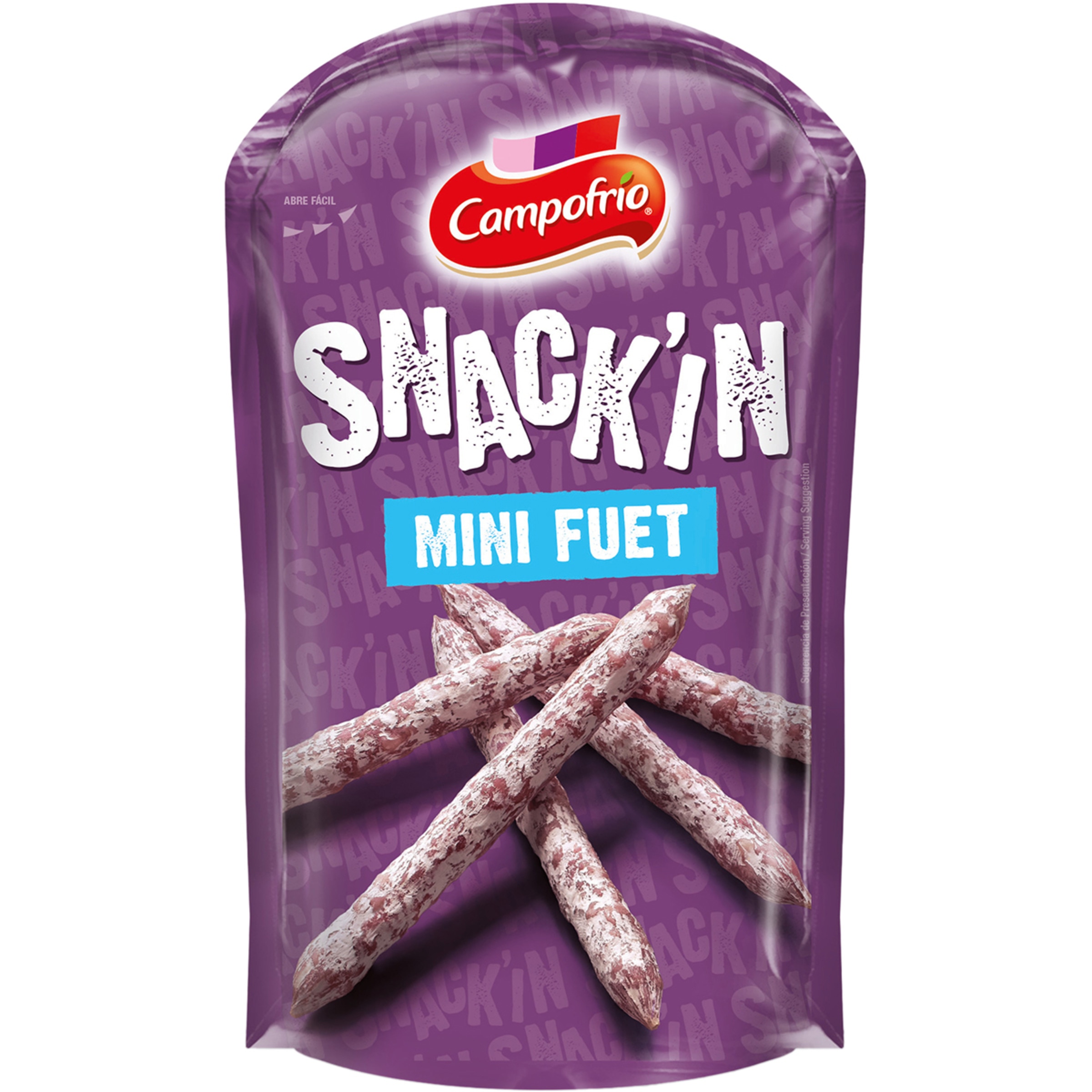Snack´in mini sticks de fuet para picar bolsa 50 g · CAMPOFRIO ...