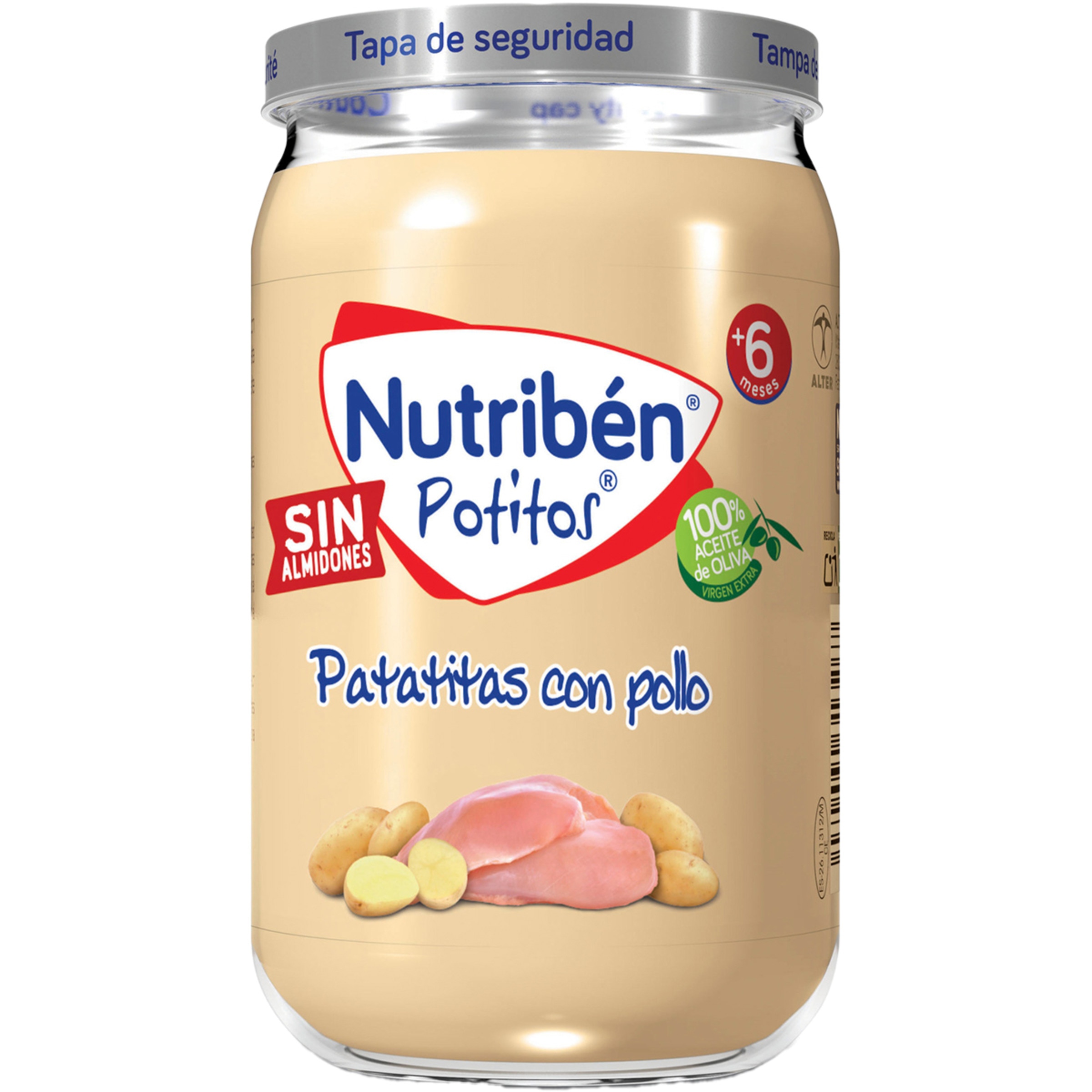 Potitos tarrito patatitas con pollo sin almidones desde 6 meses tarro ...