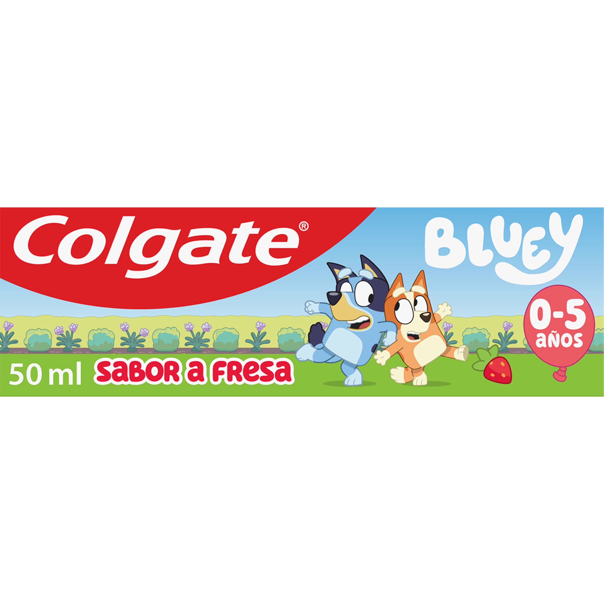 Pasta de dientes infantil Bluey sabor fresa suave de 0 a 5 años tubo 50 ...
