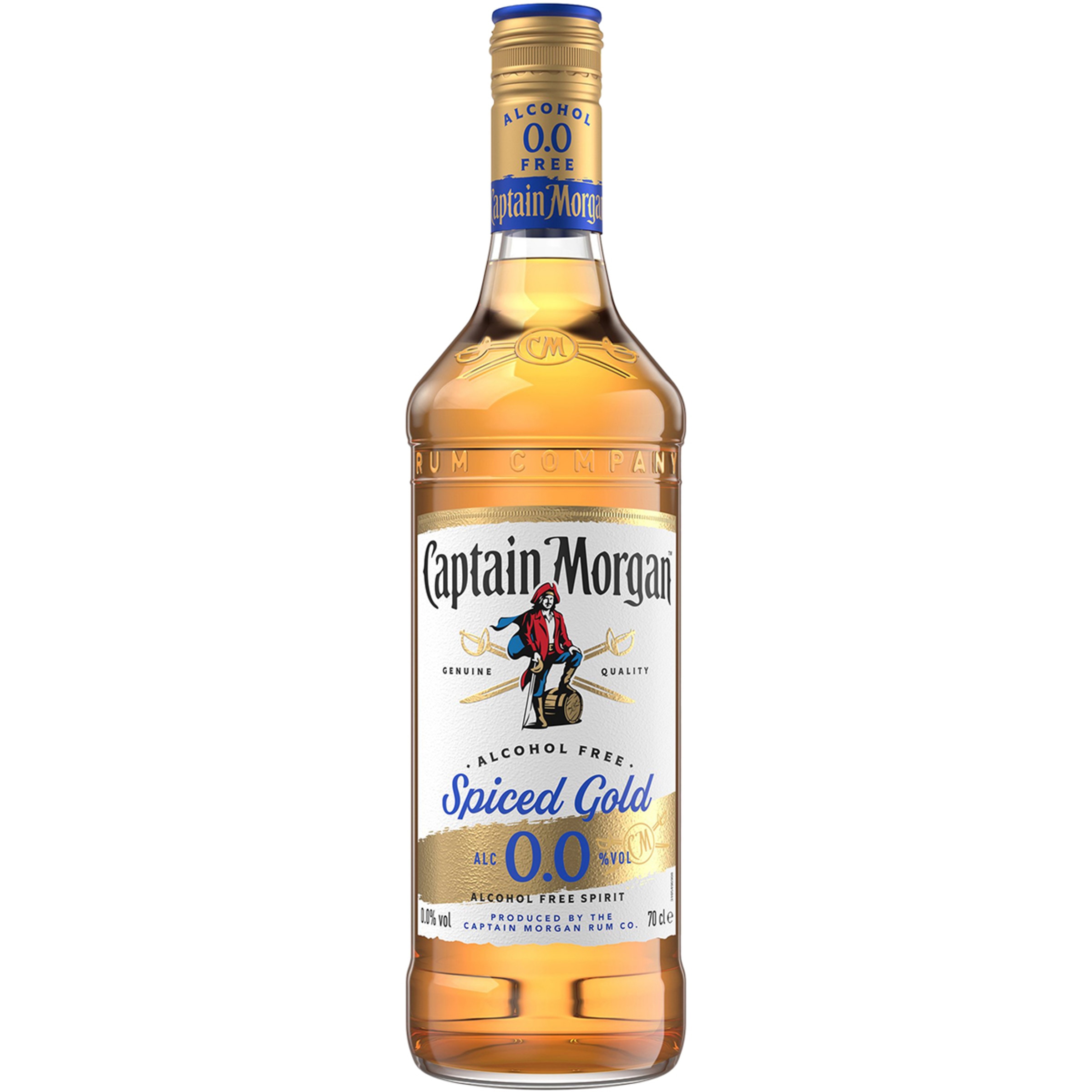 ron sin alcohol Spiced Gold 0.0% botella 70 cl · CAPTAIN MORGAN ...