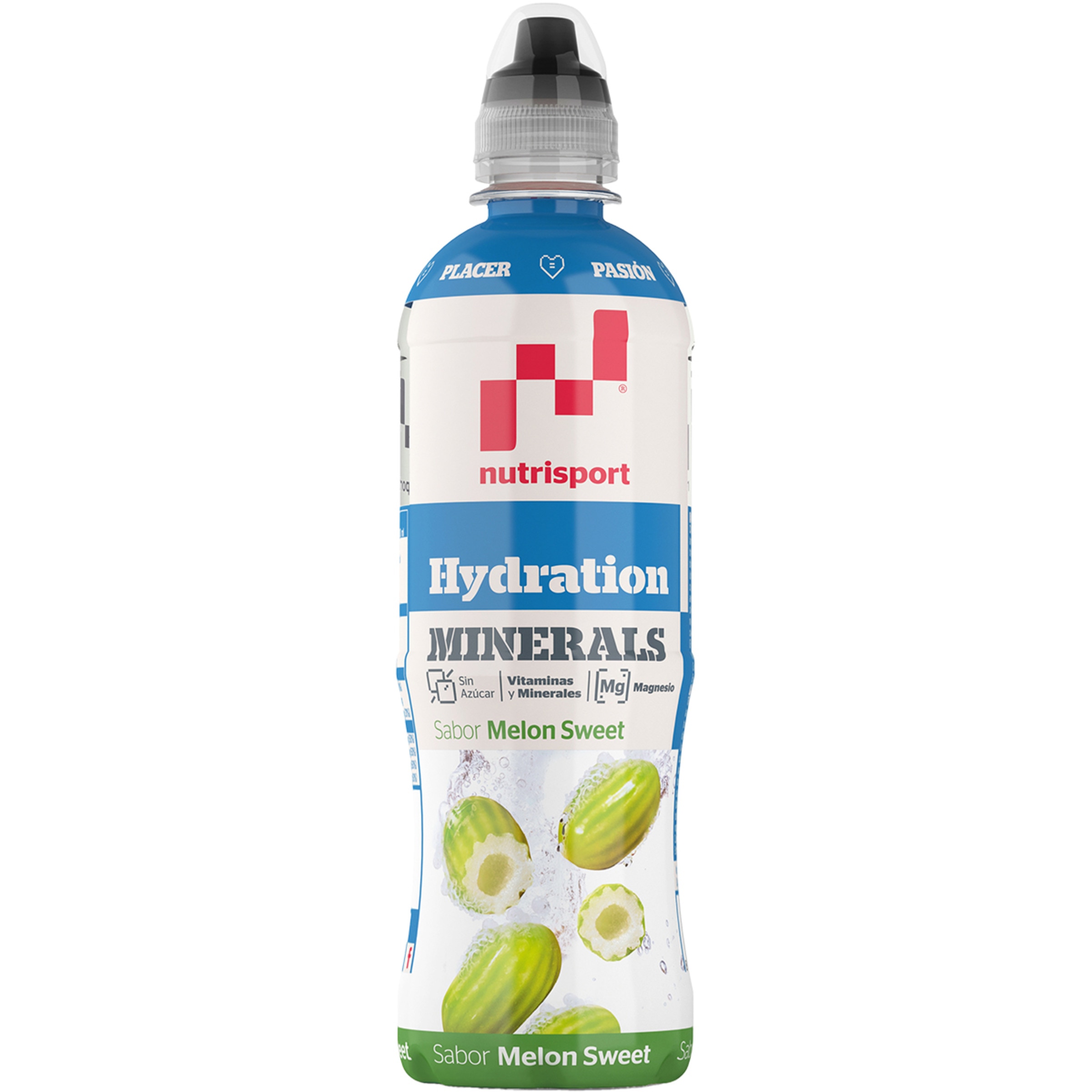 Hydration bebida con minerales y magnesio sabor melón dulce botella 500 ...