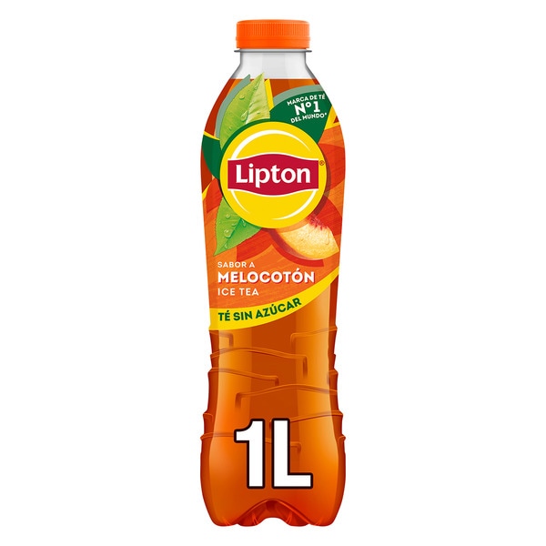 Refresco de té verde Zero azúcar sabor melocotón botella 1 l · LIPTON ...
