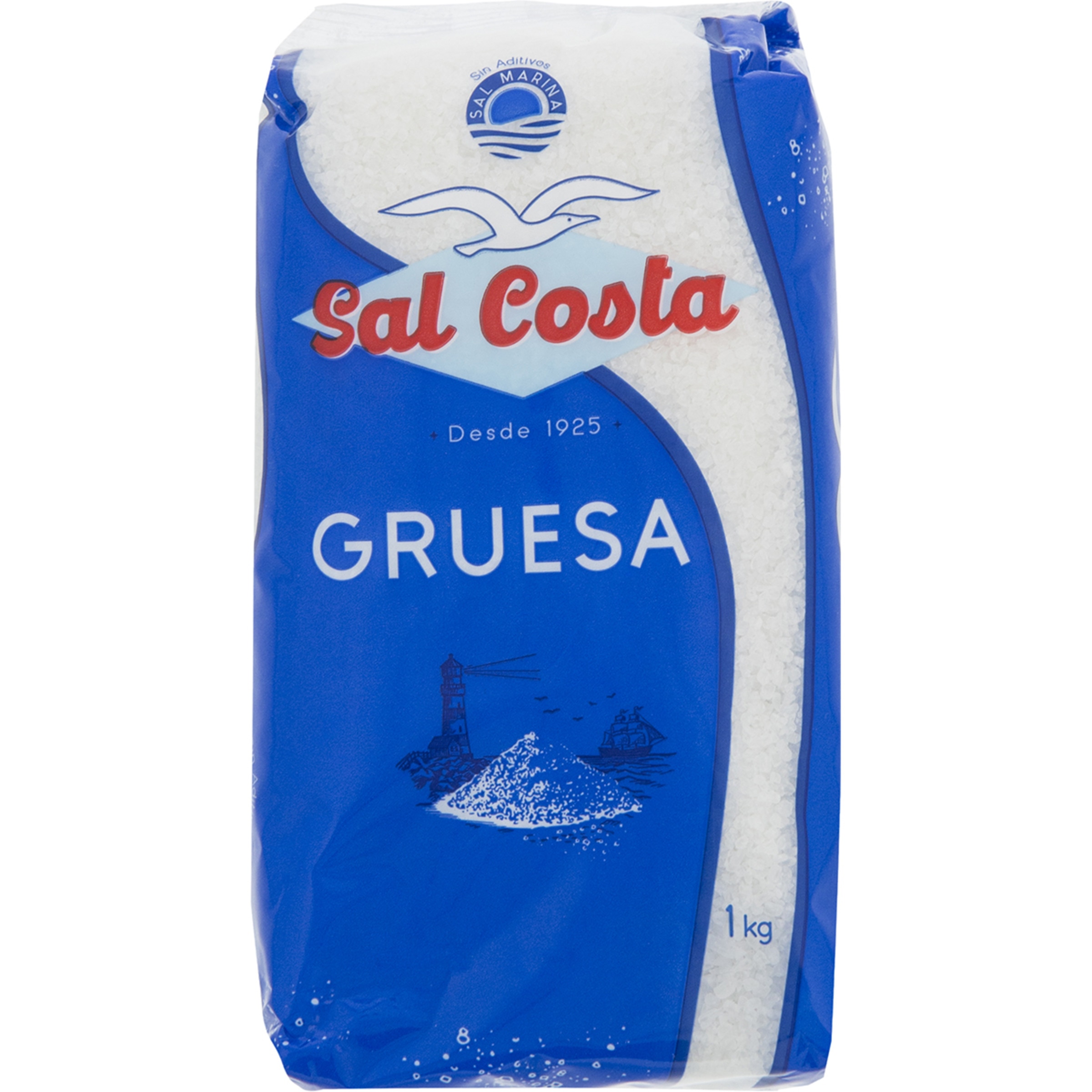Sal marina natural gruesa sin aditivos paquete 1 kg · SAL COSTA ...