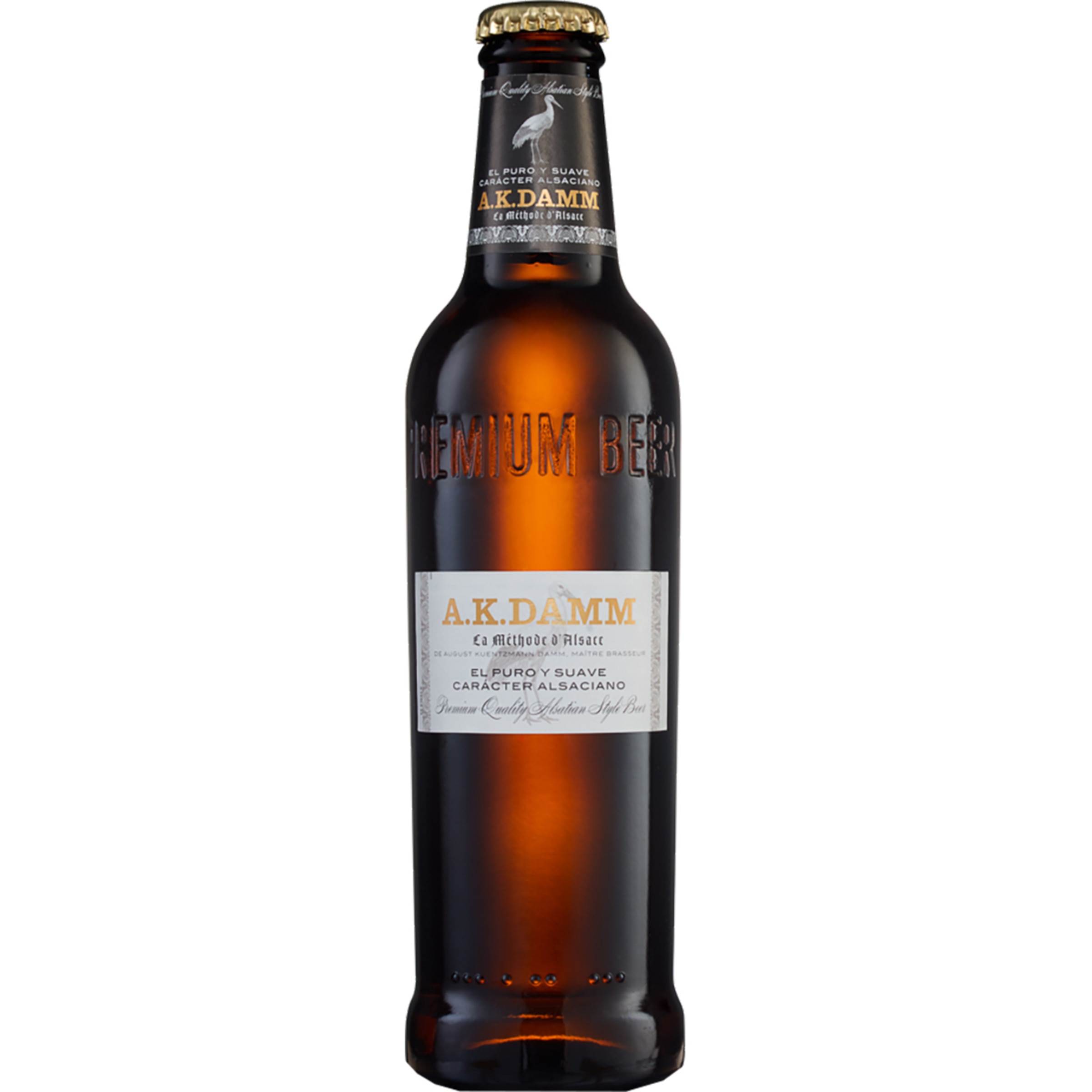 cerveza rubia Lager botella 33 cl · A.K. DAMM · Supermercado El Corte ...